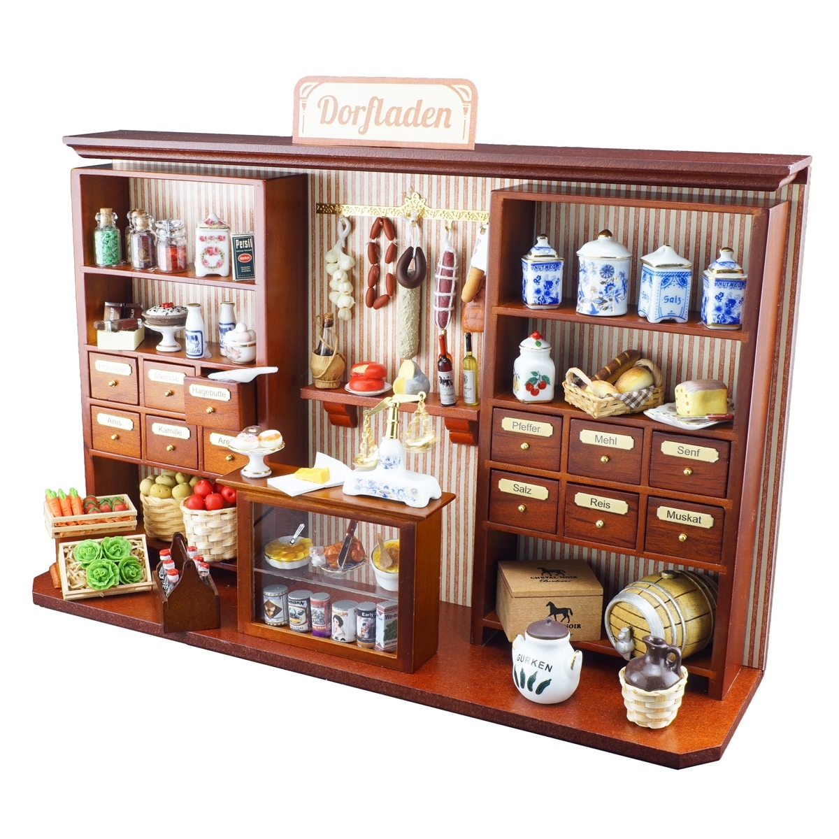 Onlineshop der Reutter Miniaturen GmbH.Miniaturdisplay - Dorfladen