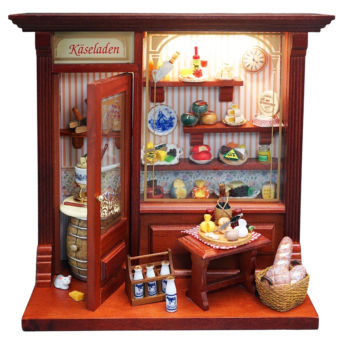 Onlineshop der Reutter Miniaturen GmbH.Cheese Shop with Illumination