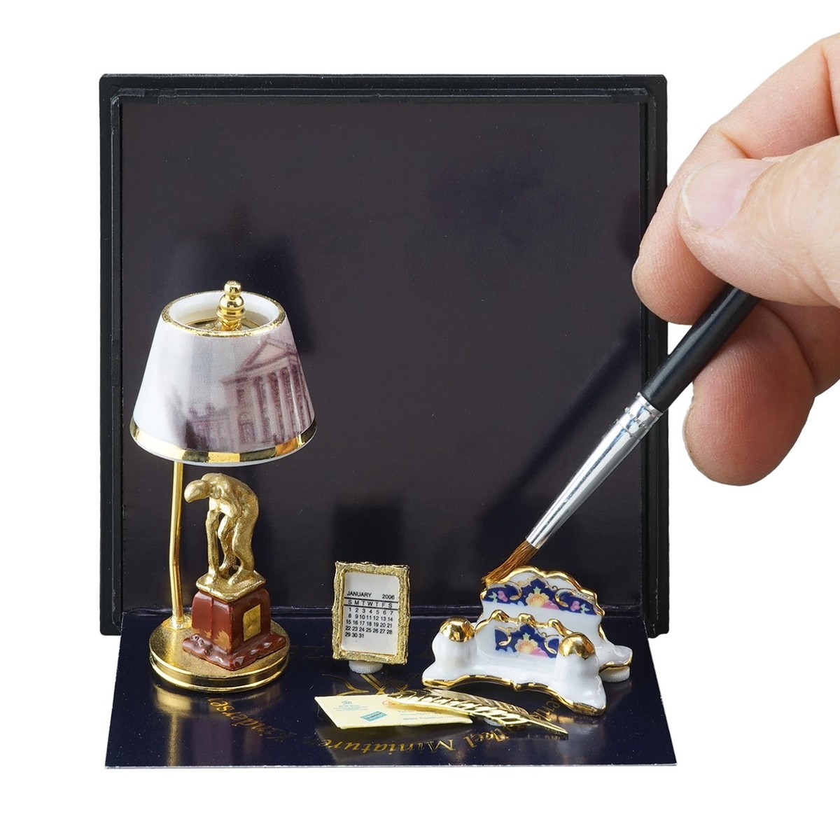 Onlineshop der Reutter Miniaturen GmbH.Desk Set "Golf"