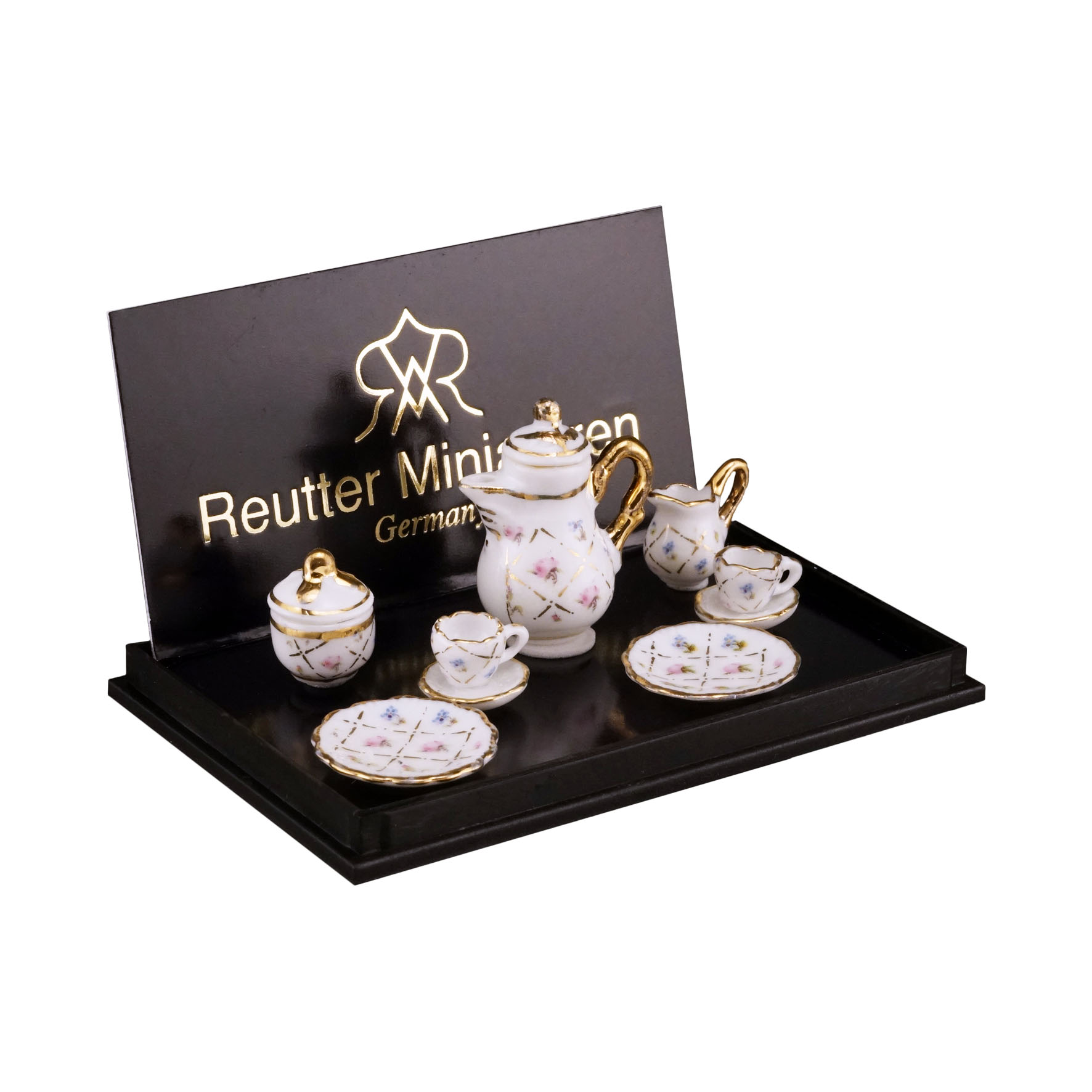 Onlineshop der Reutter Miniaturen GmbH.Coffee Set 2 Persons - Design ...