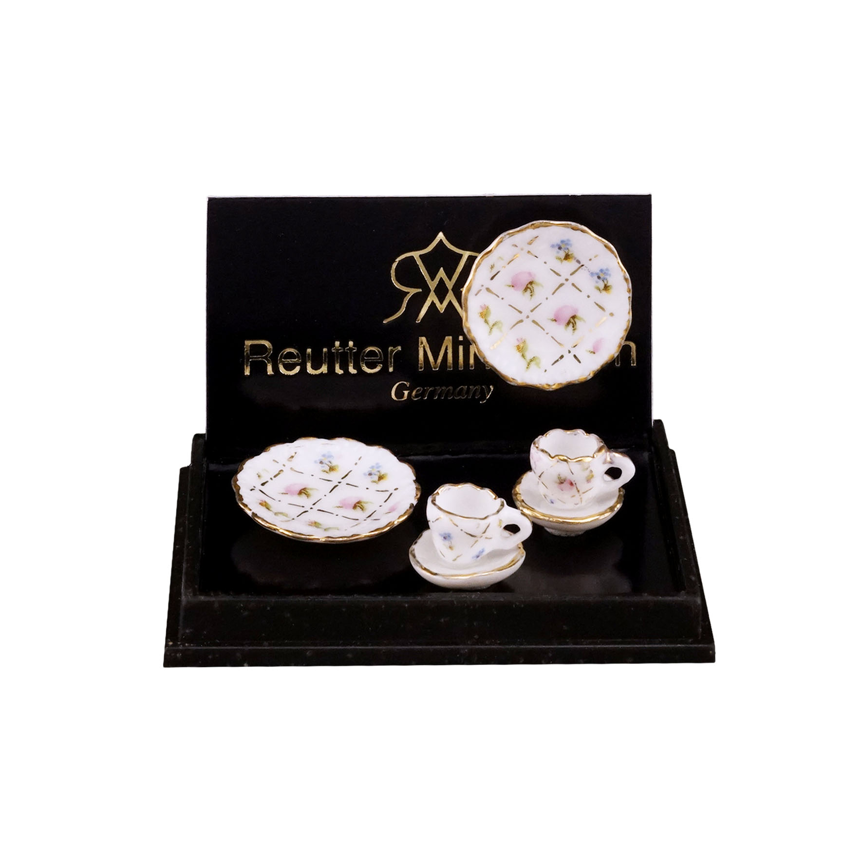 Onlineshop der Reutter Miniaturen GmbH.2 Coffee Settings - Design "Gold ...