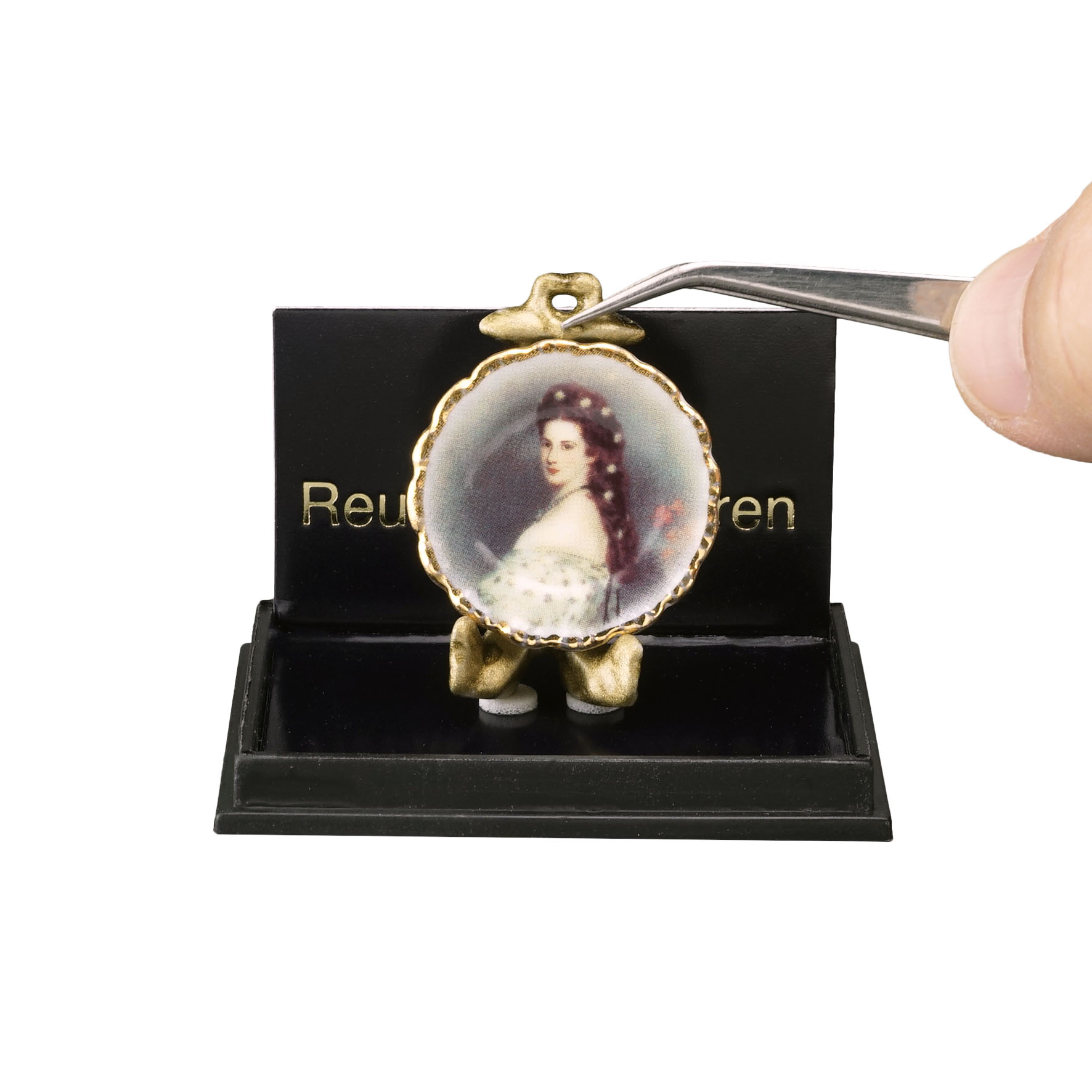 Onlineshop der Reutter Miniaturen GmbH.Mini - Wandteller "Sisi" - 25mm