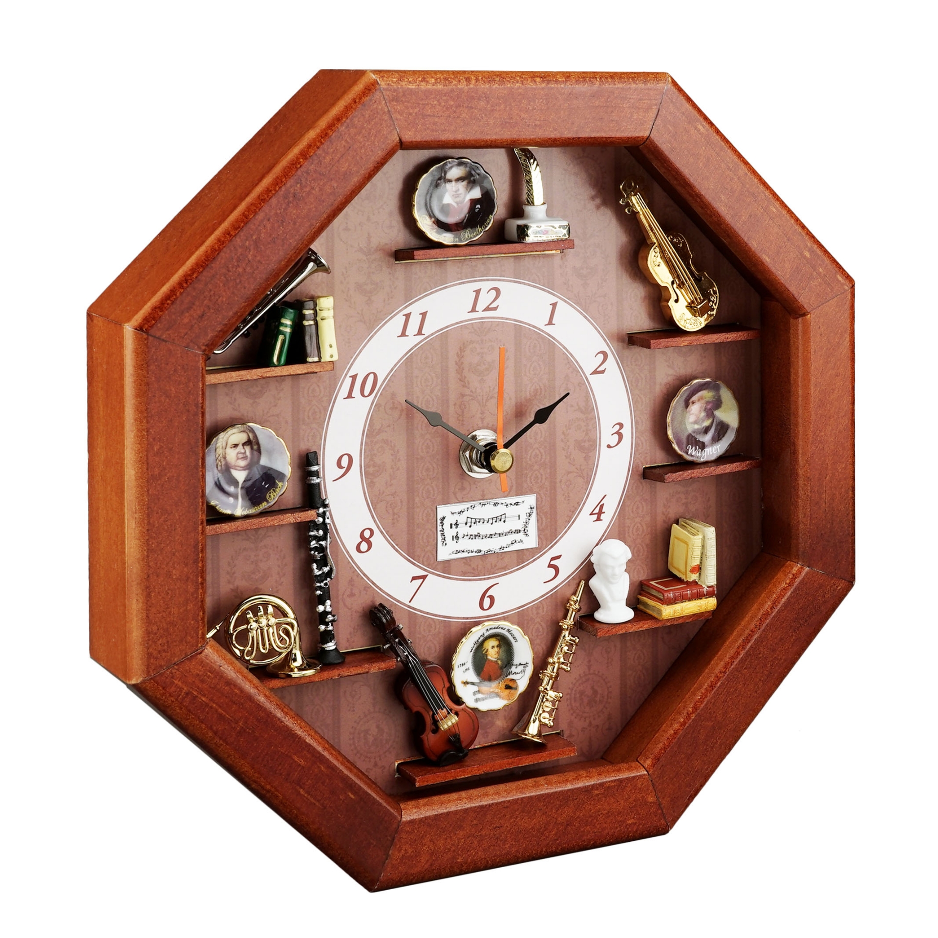 Onlineshop der Reutter Miniaturen GmbH.Wall Clock Music